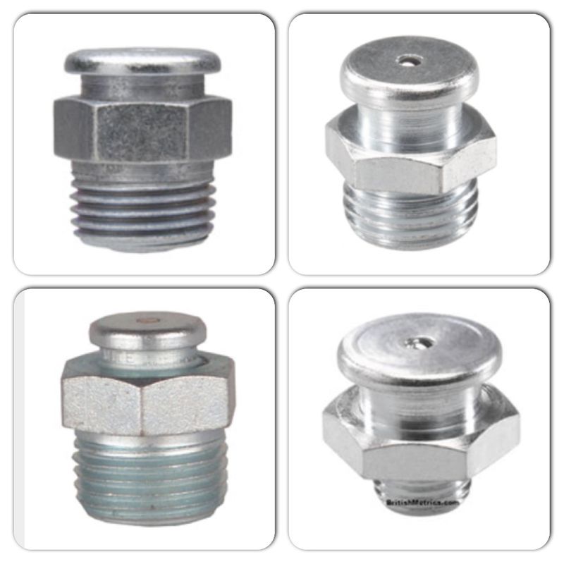 Bolt With Grease Fitting Grade 5 Zerked Bolt 1/2" 13 X 4"